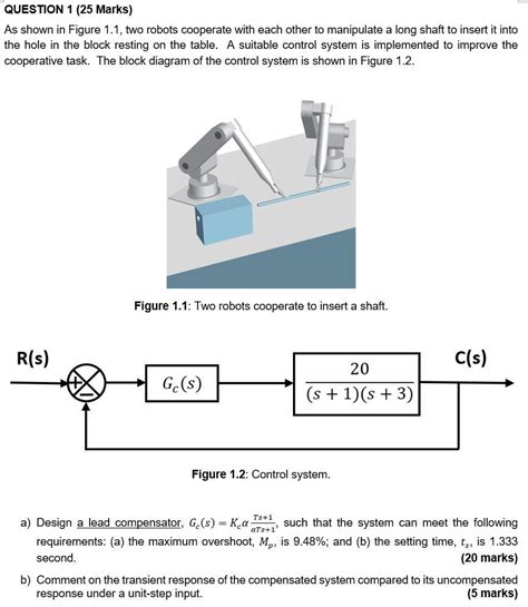 Solved As Shown In Figure Two Robots Cooperate With Chegg