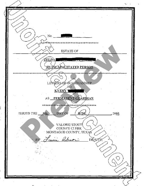 Letter Of Legal Guardianship With Adults With Disabilities Us Legal Forms
