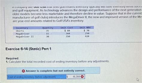 Solved Required Information Exercise Static Calculate Chegg