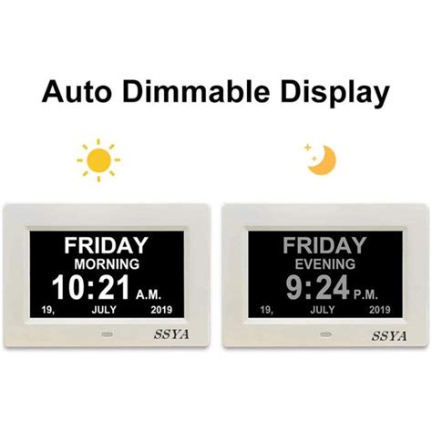 Цифровая фоторамка 2 варианта будильника цифровые часы с 7 5 дюймовым 5 уровневым дисплеем и