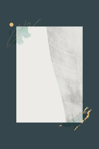 Premium Vector Blank Rectangle Frame Design Vector