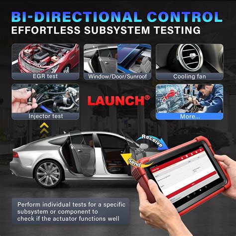 LAUNCH X CRP X BT OBD Scanner Bidirectional Diagnostic Tool With DBScar VII FCA AutoAuth VAG