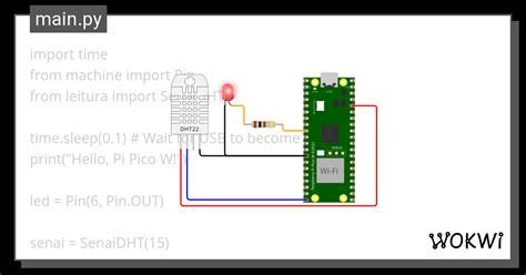 Iot Led Dht22 Wokwi Esp32 Stm32 Arduino Simulator