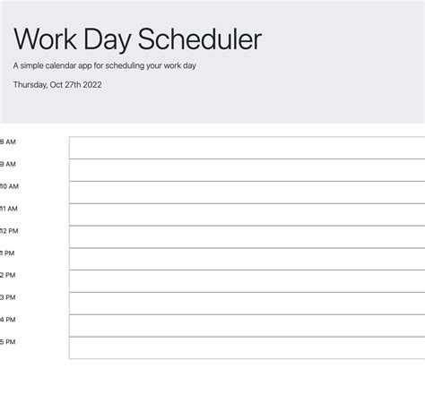 Github Maryammuskaworkday Scheduler