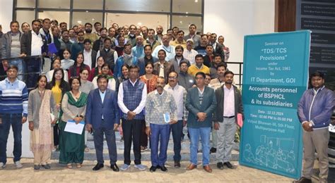 Seminar On Tds Tcs Conducted By Income Tax Department In Bsphcl Ca Rajesh Kumar Singh