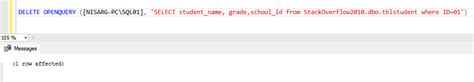 Understanding The OPENQUERY Function In SQL Server