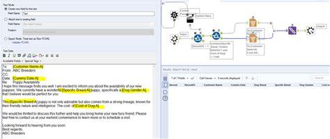 Solved Replacing Parts Of Text Within A Report Text Tool Alteryx