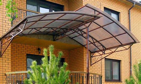 Навесы из поликарбоната для частного дома – цена, недорого ...