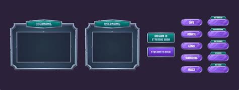 4 페이지 게임 퀘스트 Ui 디자인 벡터 Freepik에서 무료 고품질 벡터를 다운로드하세요 Freepik