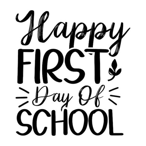 First Day Of School Clip Art Black And White First Day Of School Clip Art Black And White