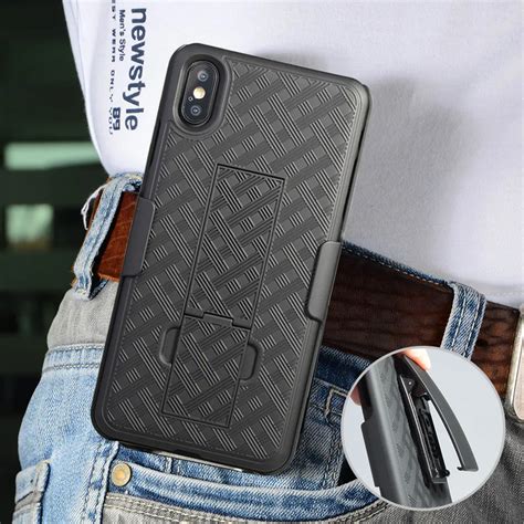 Strongly In One Xr Case Waist Belt Clip Holster Stand Phone Cases For Iphone X Xs Max Xr