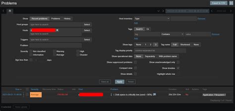 Zabbix 546 Doesnt Trigger Disk Space Alerts For Some Machines On