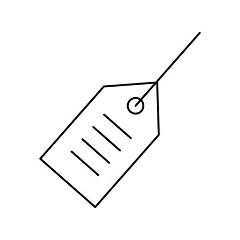 Simple Tag Icon Price Tag For Pricing Vector Vector Art At Vecteezy