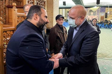 مشرق نیوز عکس قالیباف در مراسم چهلمین روز شهادت پوریا احمدی