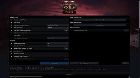 How To Activate Loot Filters In Path Of Exile Games Fuze