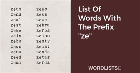 List Of Words With The Prefix Meta