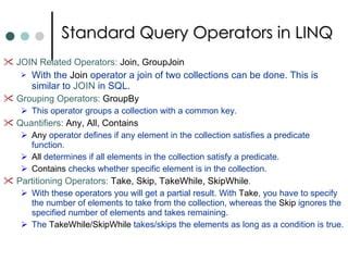 Linq PPT Databases Computer Software And Applications