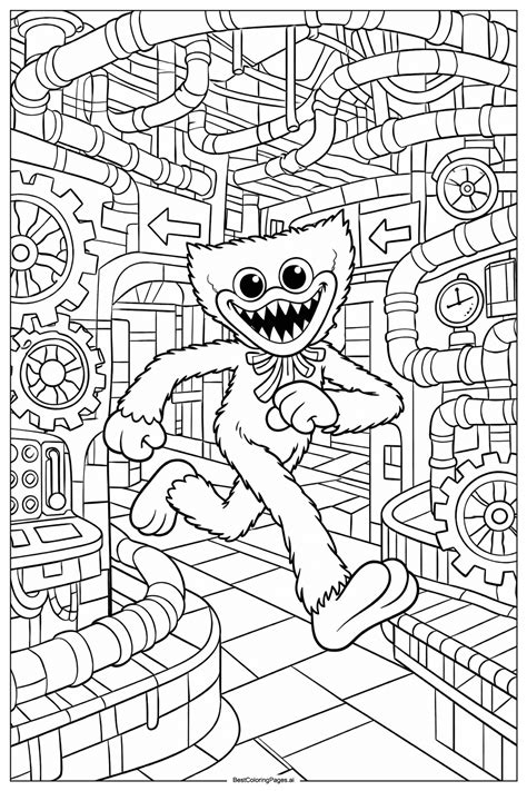 24 Halaman Mewarnai Gambar Mewarnai Poppy Playtime Pdf Dan Png Gratis