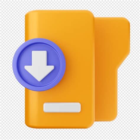 Premium Psd 3d Folder File Document