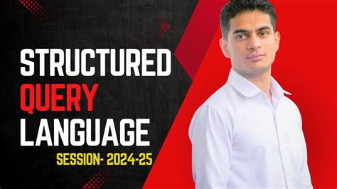Structured Query Language Sql Intro Class 12 Computer Science With