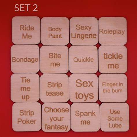 Adult Sex Tokens Bedroom Sex Game Date Night Gift Kinky Etsy