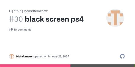 Black Screen Ps Issue LightningMods Itemzflow GitHub