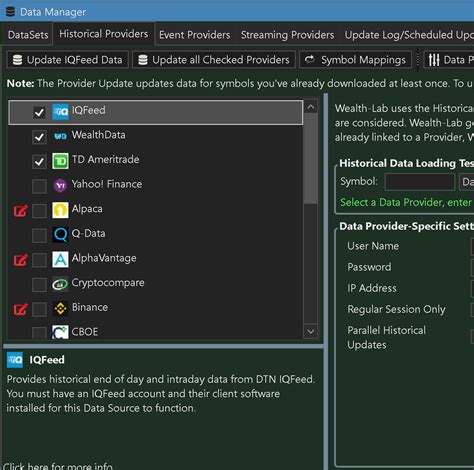 Can Iqfeed Stream 1 Min Data Wealthlab