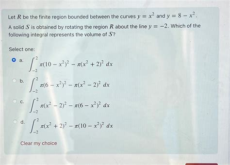solved let r ﻿be the finite region bounded between the