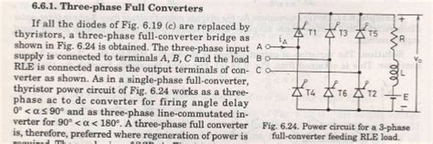 Three Phase Thyristor Converter Circuits Three Phase Full Converters
