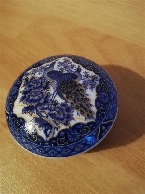 Шкатулка фарфоровая павлин — цена 290 грн в каталоге Шкатулки Купить товары для дома и быта по