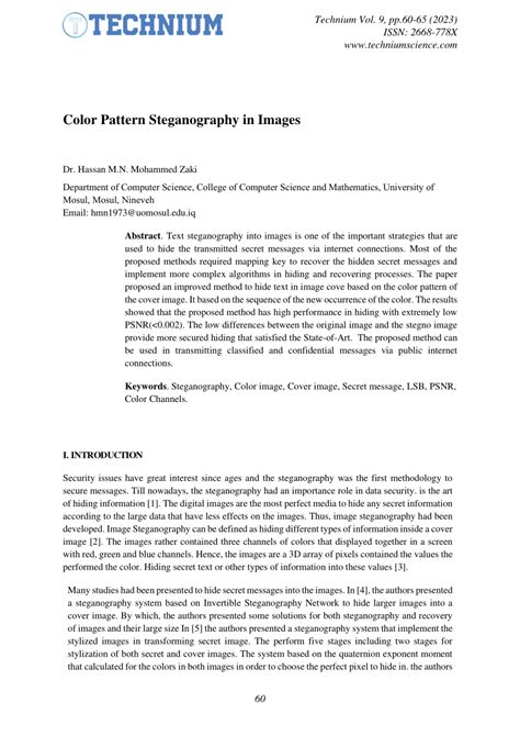 pdf color pattern steganography in images