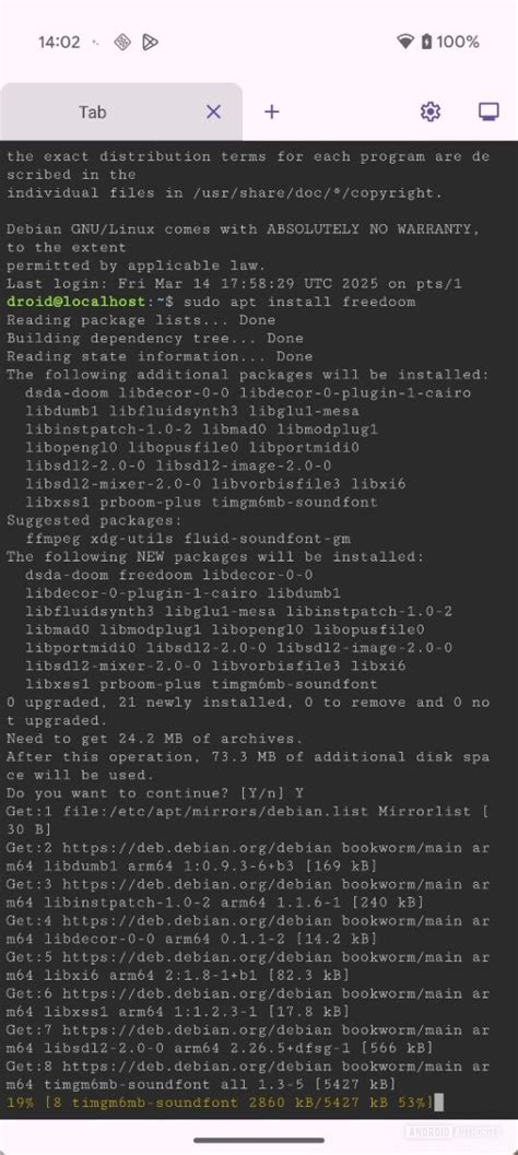 Androids Linux Terminal App Adds Tabs So You Can Multitask More Easily Android Authority