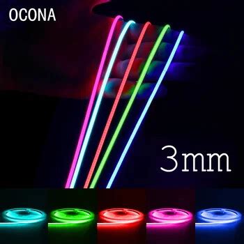 3mm Individually Adressable RGB LED Strips With Good Diffusion Layer