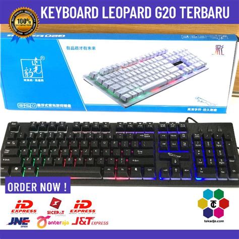 Jual Baru Keyboard Gaming Rgb Murah Terbaik Leopard G20 Led Shopee