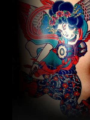 Wabori Japanese Tattoo Art Character
