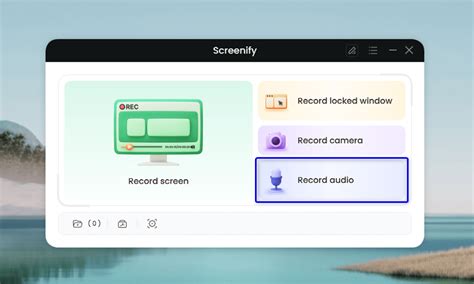 Screenify User Guide Record Audio