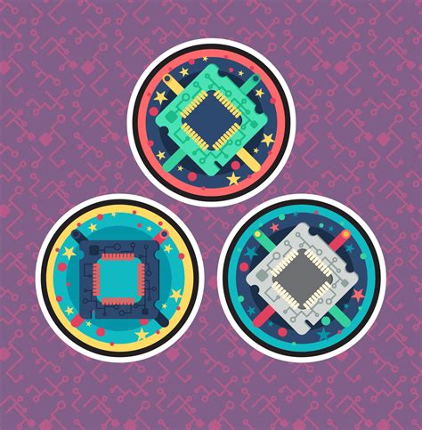 Computer Processor Chip 1998300 Vector Art At Vecteezy