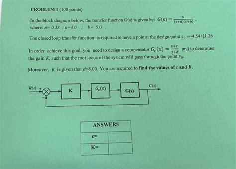 Block Diagram Transfer Function Examples Example Transfer F