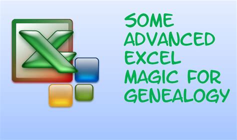 Some Advanced Excel Magic