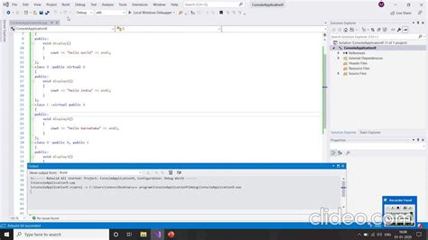 virtual base class youtube