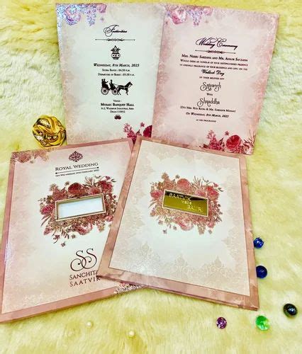 Designed Wadding Card Royal 2 Leaflet In New Delhi Id 27016195755