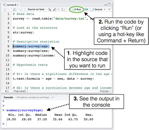Writing R Scripts In An Editor YaRrr The Pirates Guide To R