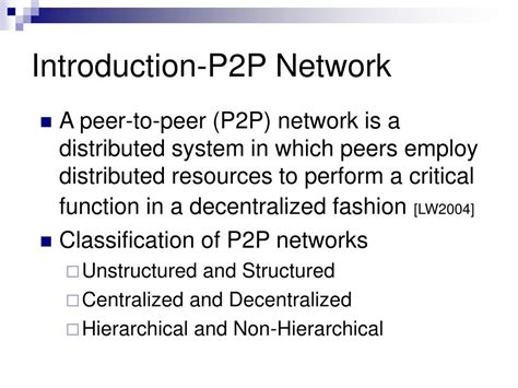 Ppt Structured P2p Networks Powerpoint Presentation Free Download