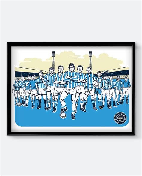 Htafc Legends Print Wallberry