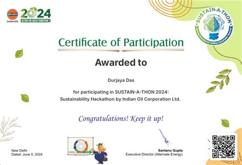 Durjaya Das On Linkedin Sustainathon2024 Indianoil Sustainability Hackathon Learningjourney
