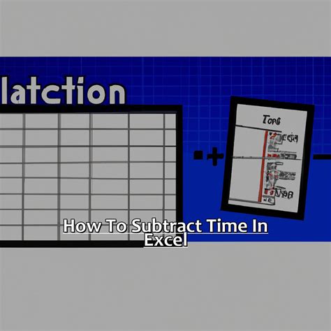 How To Subtract Time In Excel Anders Fogh