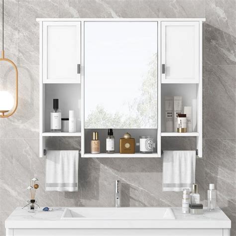 Ziyudura 35 In W X 28 In H Rectangular Mdf Board Surface Mount