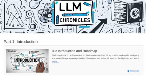 llm chronicles this is a fast paced youtube series with whiteboard