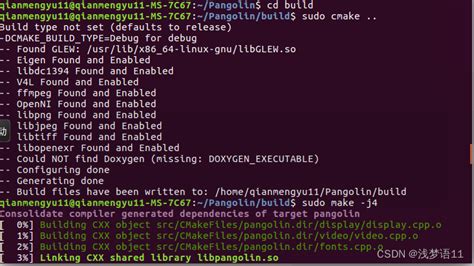 ubuntu16 04安装pangolin库 ubuntu16 pangolin csdn博客