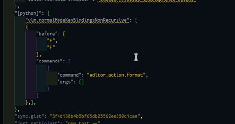 Language Mode Specific Key Binding · Issue 3079 · Vscodevimvim · Github
